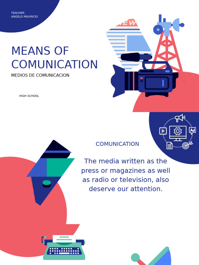 Means of Comunication | PDF