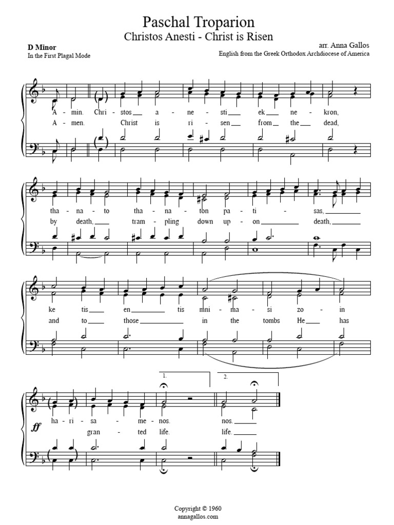 Christos - Anesti - Gallos | PDF