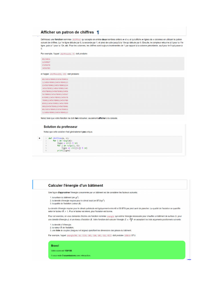 Python H2019 Examen 1 | PDF