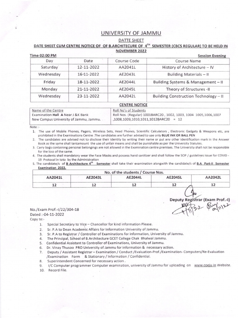 University: Jammu | PDF
