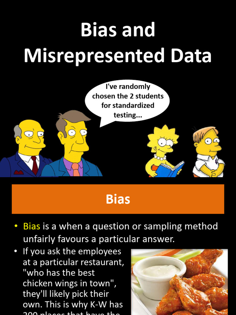 0.4 Bias and Misrepresented Data (PP) | PDF