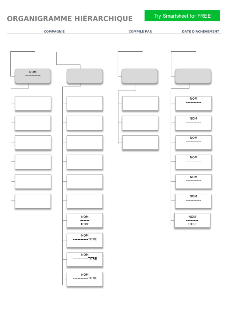 IC Hierarchical Organizational Chart 17518 - WORD - FR | PDF