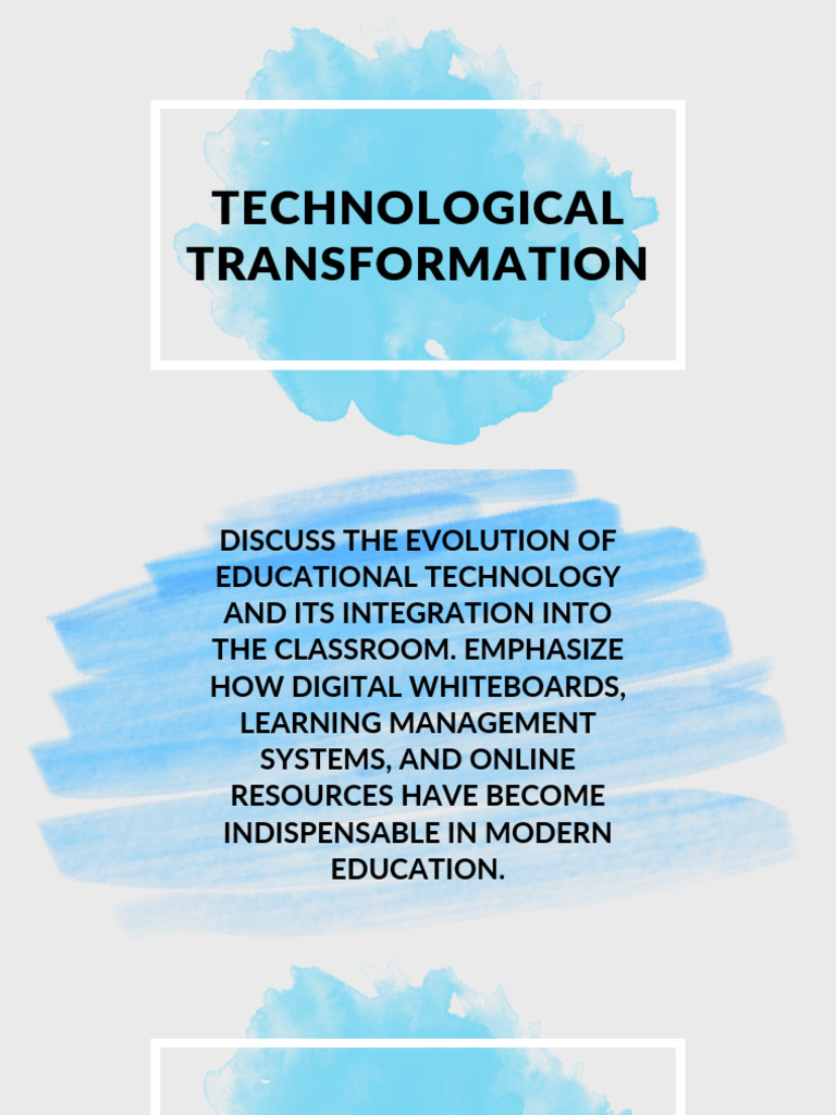 Technological Transformation - Presentación | PDF