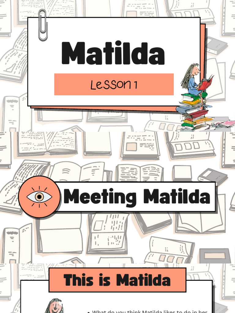 Matilda - Lesson 1 SV | PDF