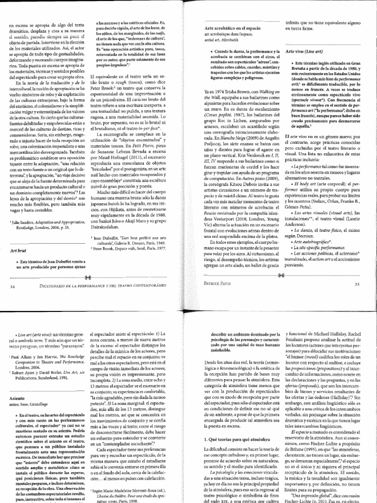 Pavis Patrice Art Brut - Arte Acrobático en El Espacio - Arte Vivo | PDF