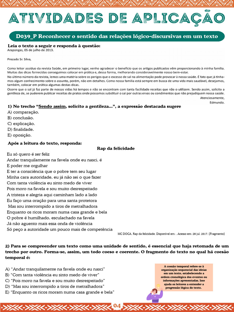 RPE - 1 Série - 25 Semana | PDF