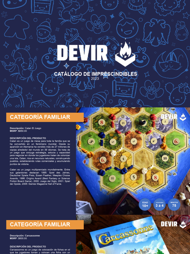 Catálogo de Imprescindibles 2023 - Devir México | PDF