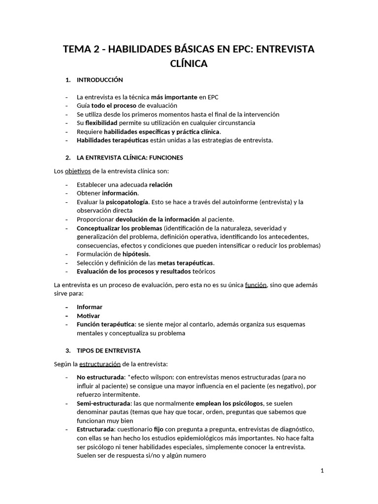 TEMA 2 Contexto 1 | PDF