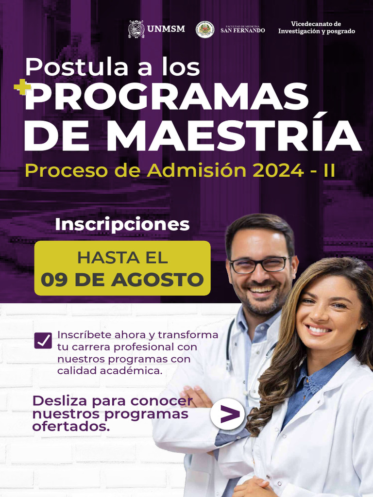 Admision Maestria 2024 - II | PDF