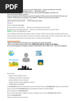 KET A2 Speaking Test Mock Exam Guide | PDF