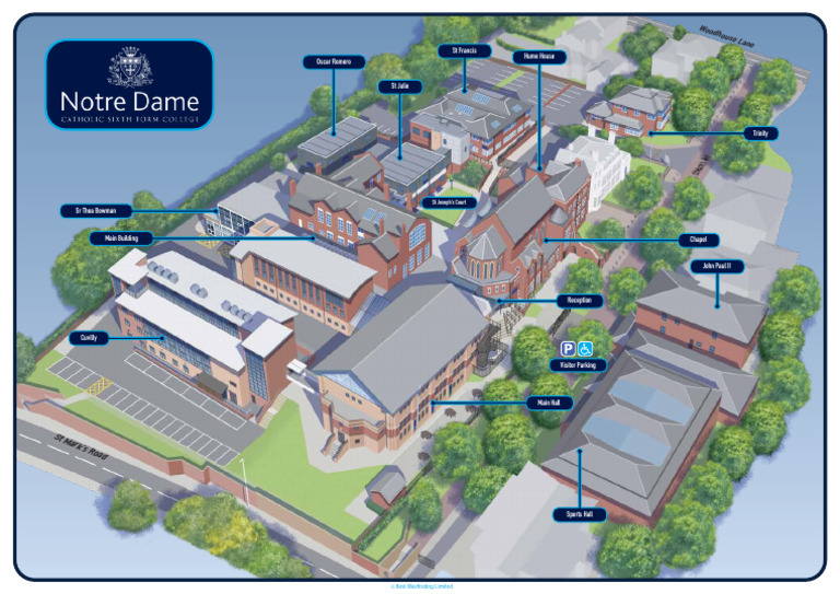 Notre Dame Site Map | PDF