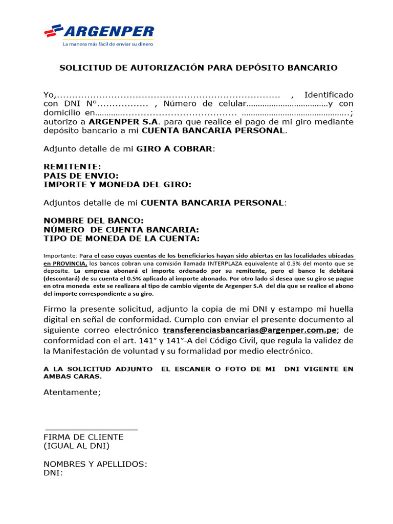 Argenper Formato | PDF