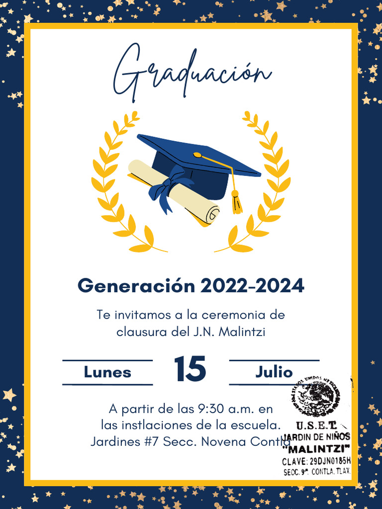 invitacion clausura | PDF