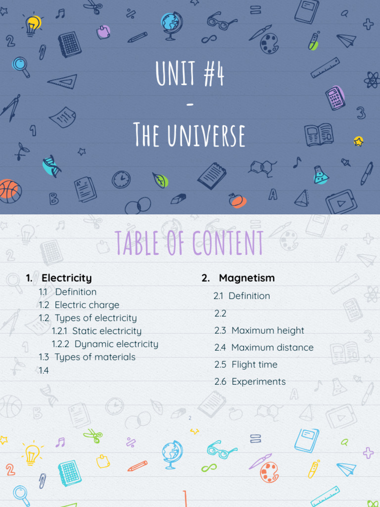 Copia de Unit 4 - The Universe | PDF
