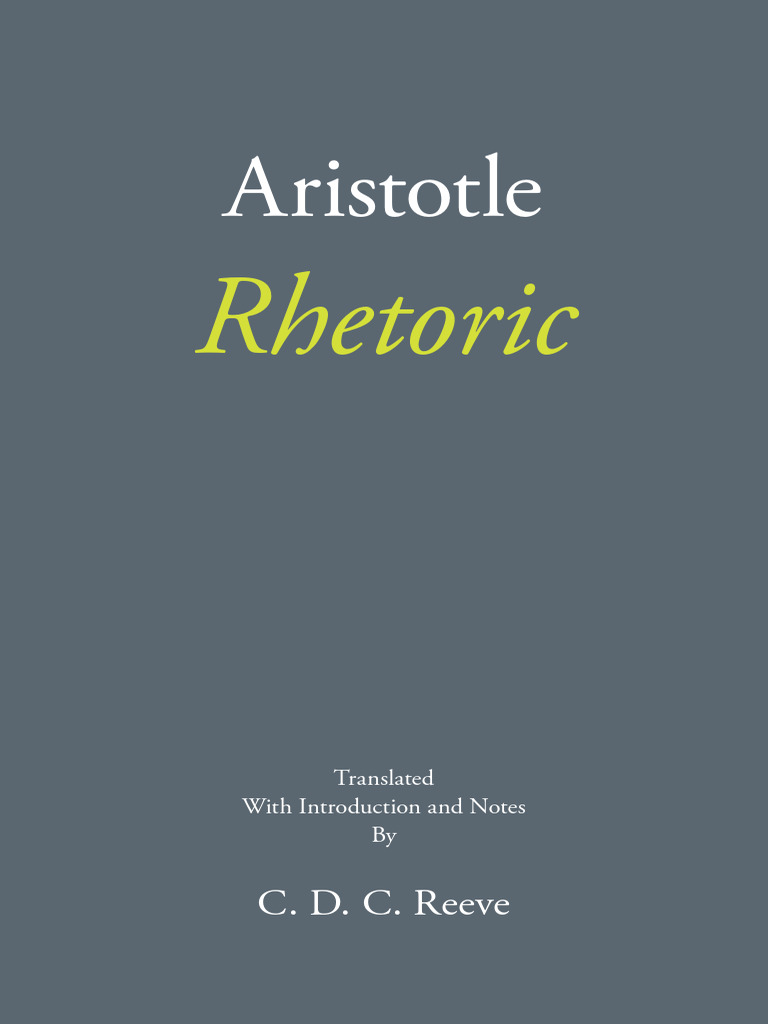 Rhetoric | PDF