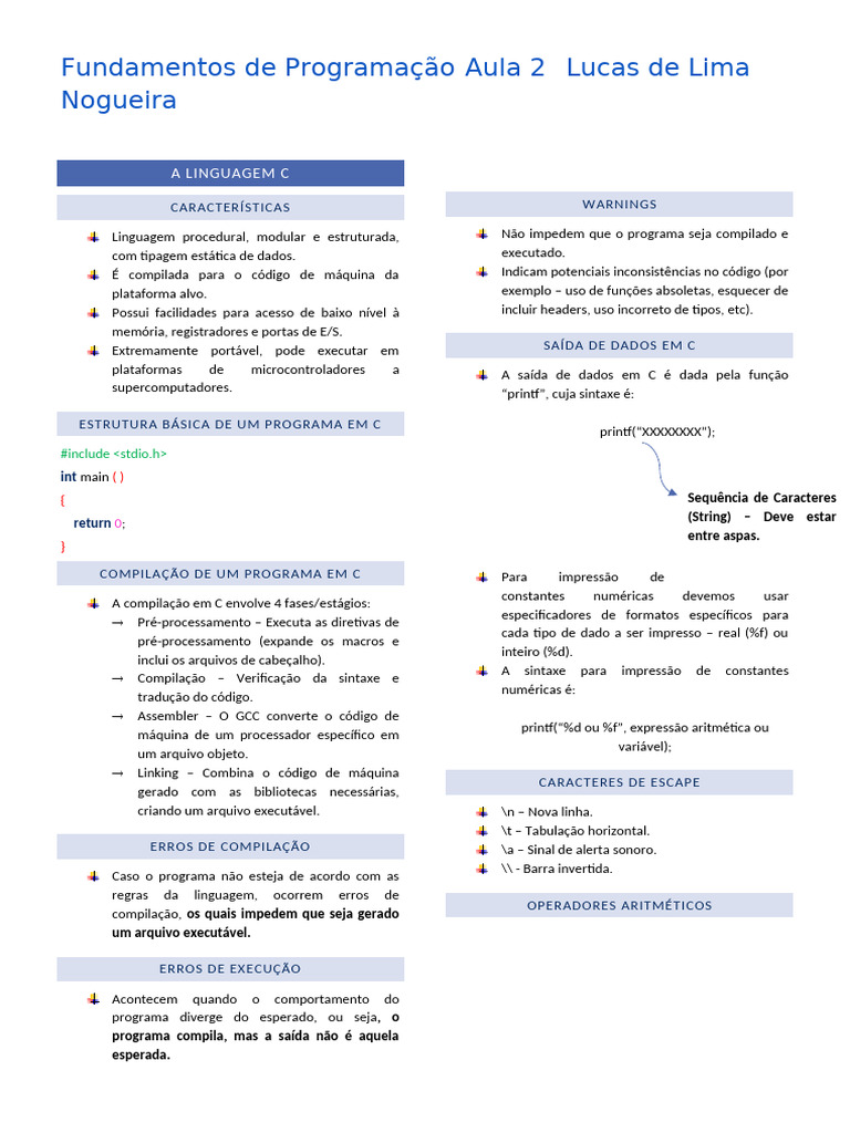 Aula 2 | PDF