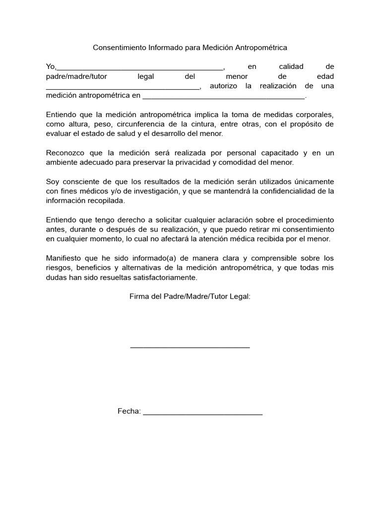 Consentimientos Antro | PDF