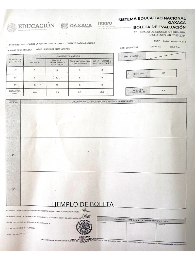 Boleta Ejemplo 23-24 | PDF