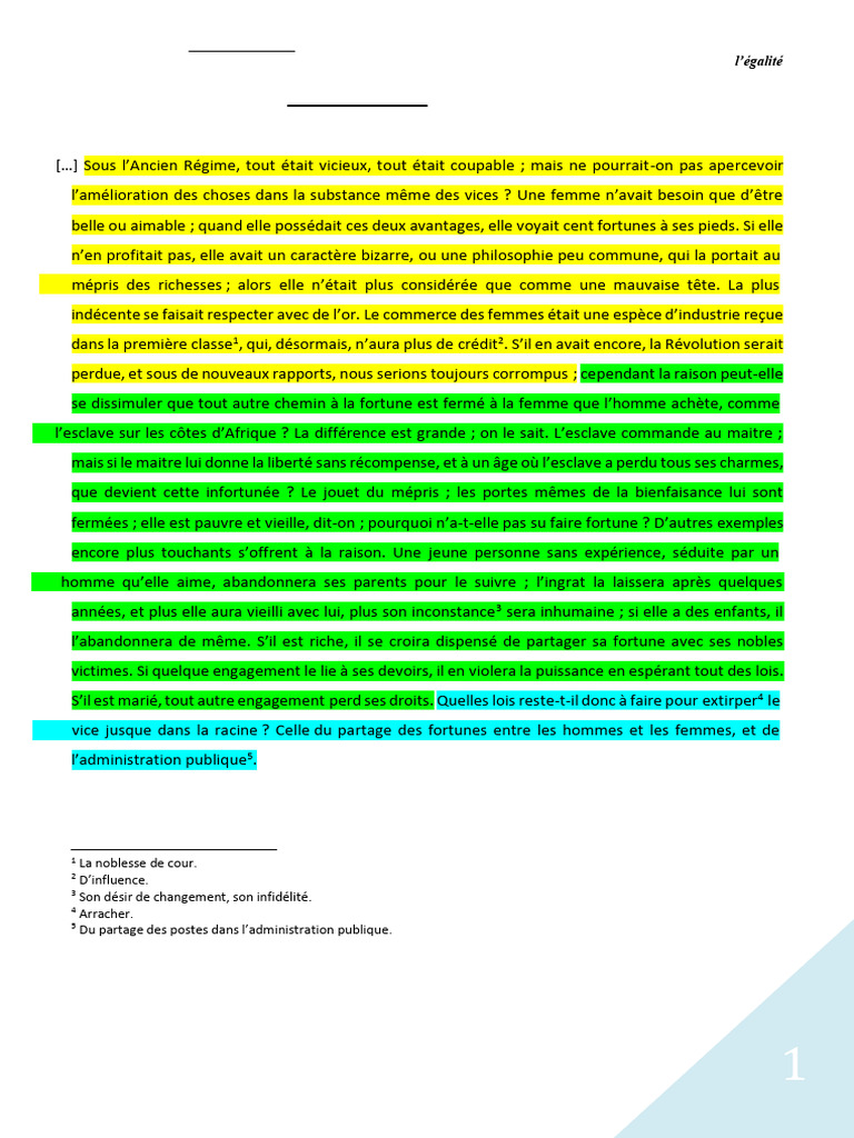 LL7 ODG Sous L'ancien Régime - Postambule Suite ODG | PDF