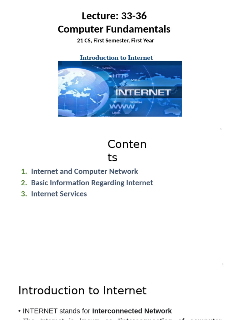 New-Lecture-Internet and OSI Model-1 | PDF | Computer Network | Art