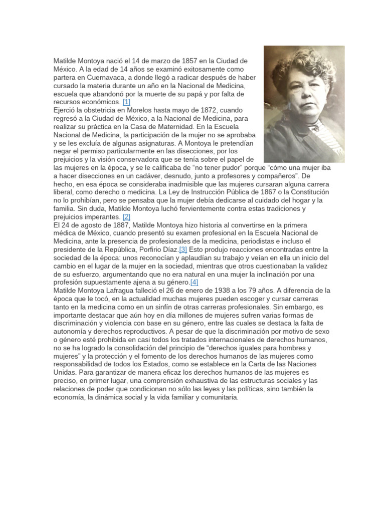 Matilde Montoya | PDF