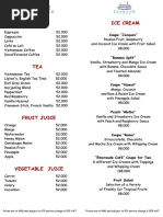 Mozambik Menu | PDF | Curry | Steak