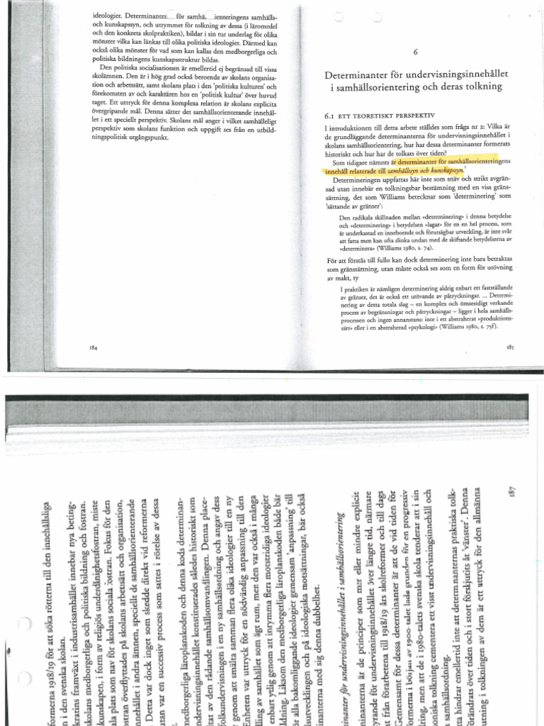 Englund (2005) Om Determinanter | PDF