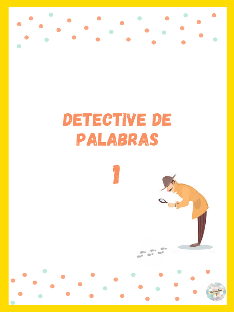 Detective de Palabras | PDF | Artes del Lenguaje y Comunicación