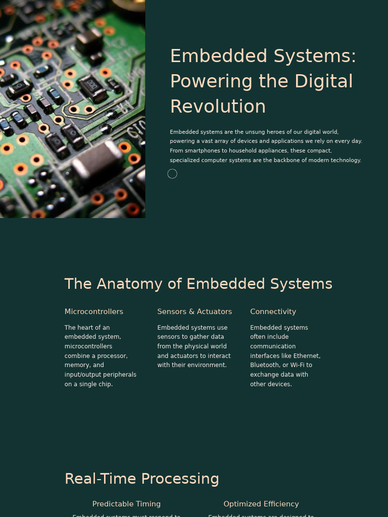 Embedded Systems Powering The Digital Revolution | PDF