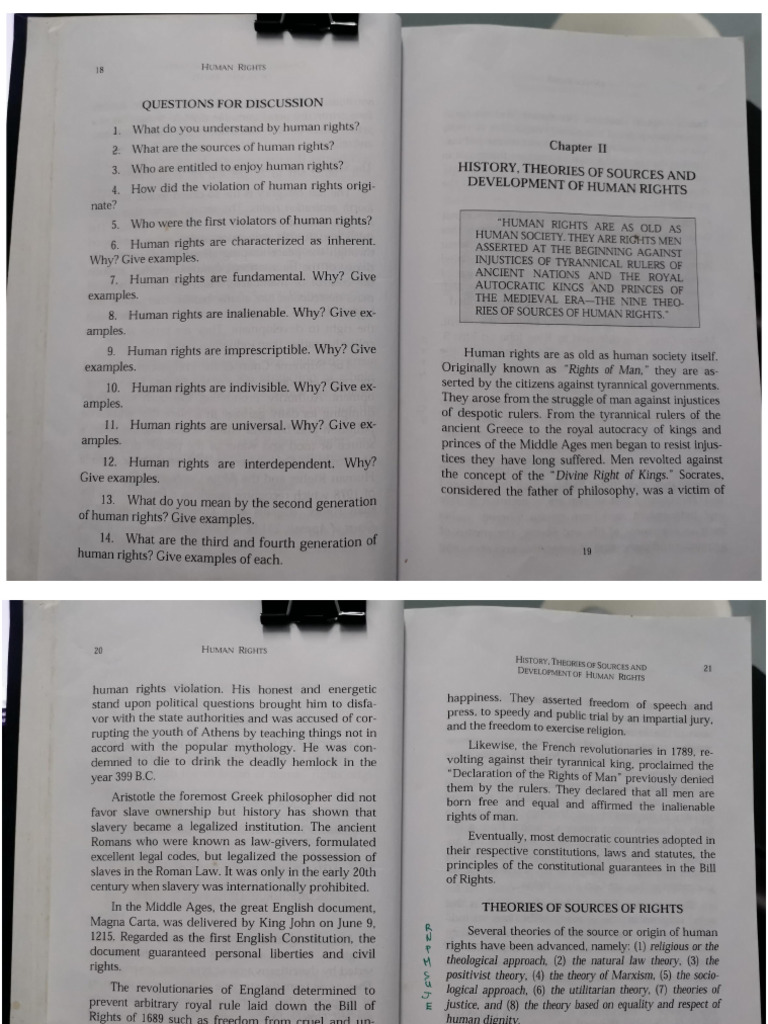 Chapter 2 4 - Human Rights | PDF