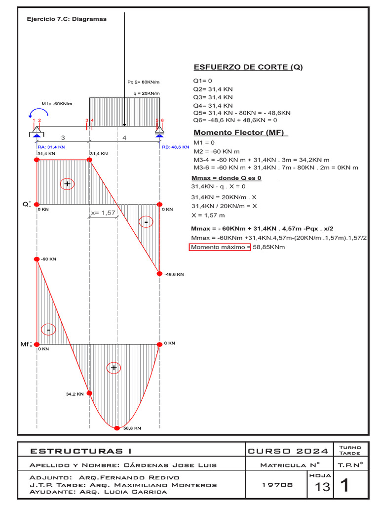 Estructuras 1 Ejercicios 7.c | PDF