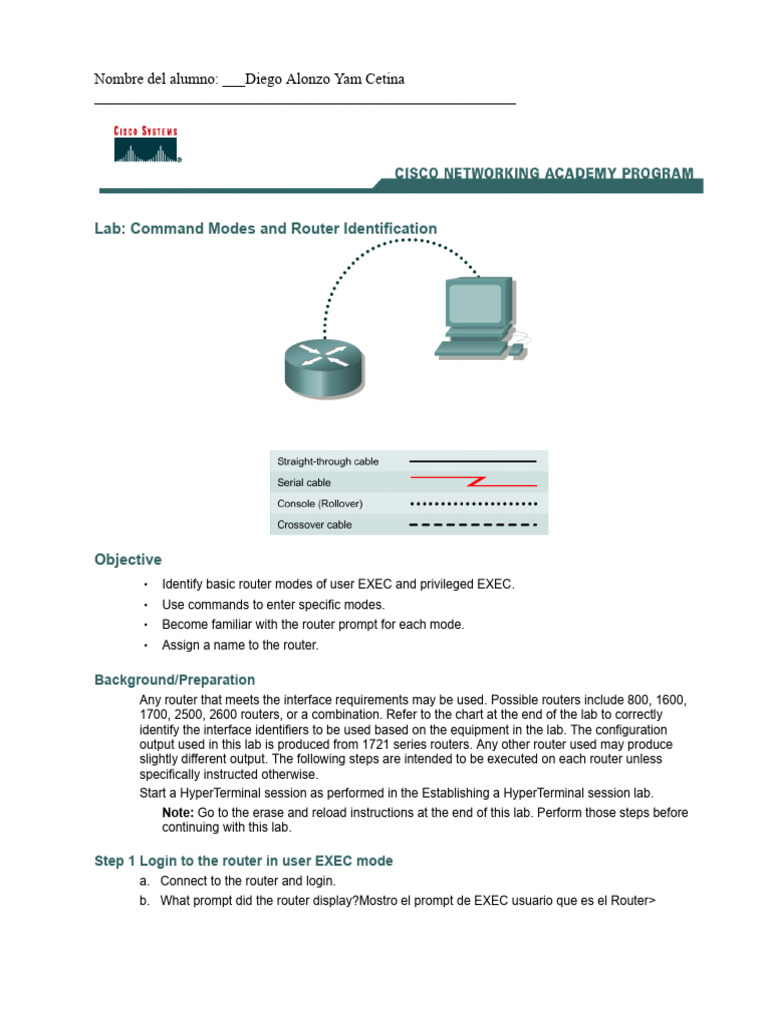 Lab - 2 - Command Modes and Router Identification | PDF