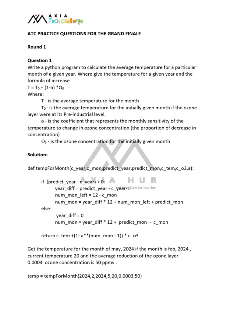 Atc Stage 3 Practice Questions | PDF