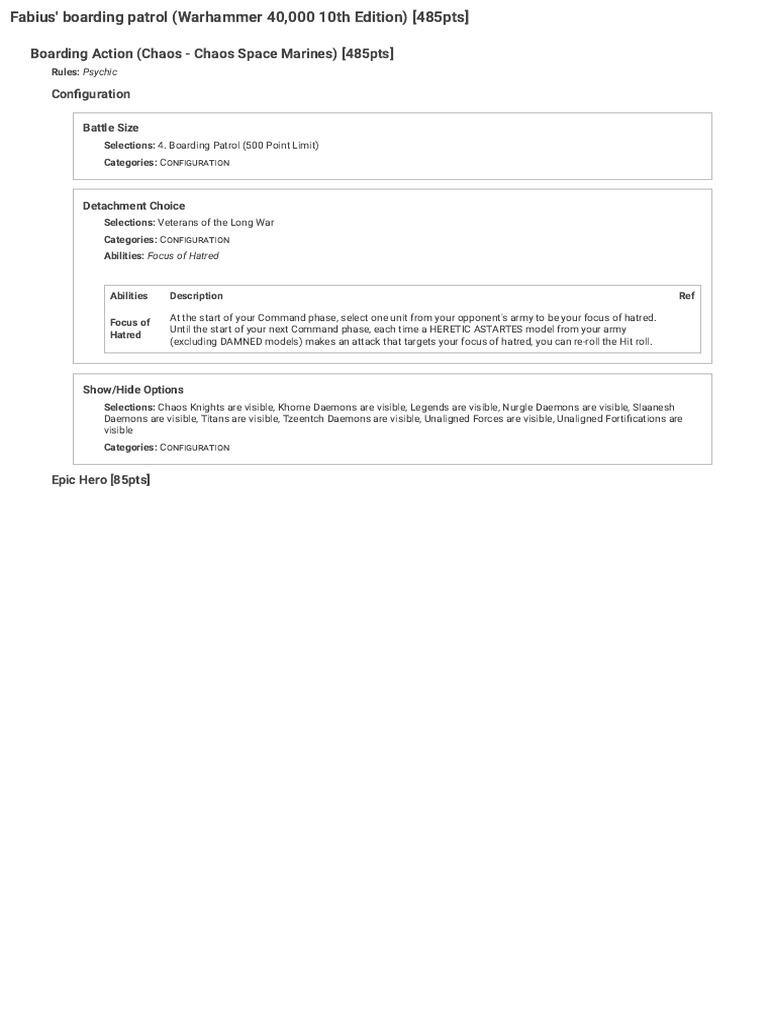 Fabius' Boarding Patrol (HTML) | PDF | Military