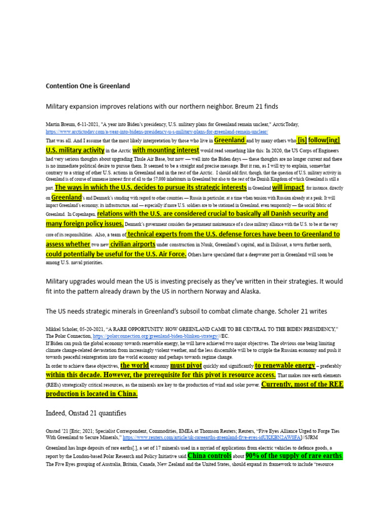 (Prac Round) Aff - Greenland, Internet Cables, Trade | PDF