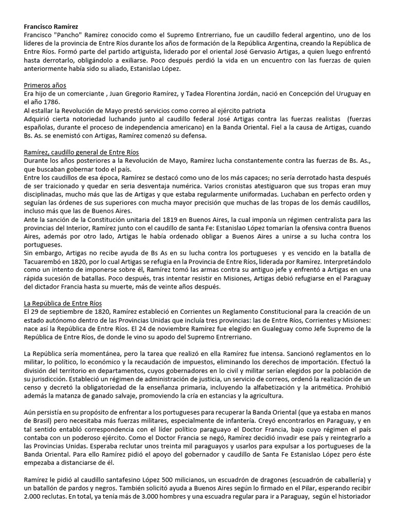 Francisco Ramirez | PDF