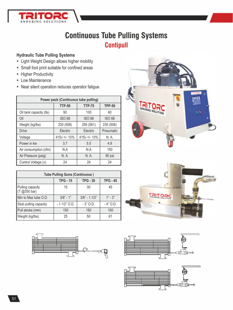Continuous Tube Pulling Systems | PDF