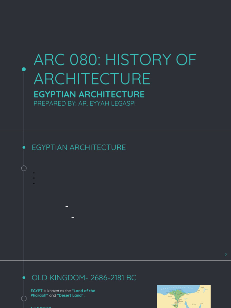 EGYPTIAN ARCHITECTURE Ar. Eyyah Legaspi | PDF
