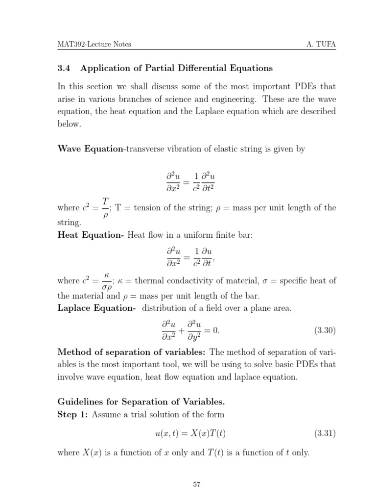 Math 392 Lecture Note-57-66 | PDF