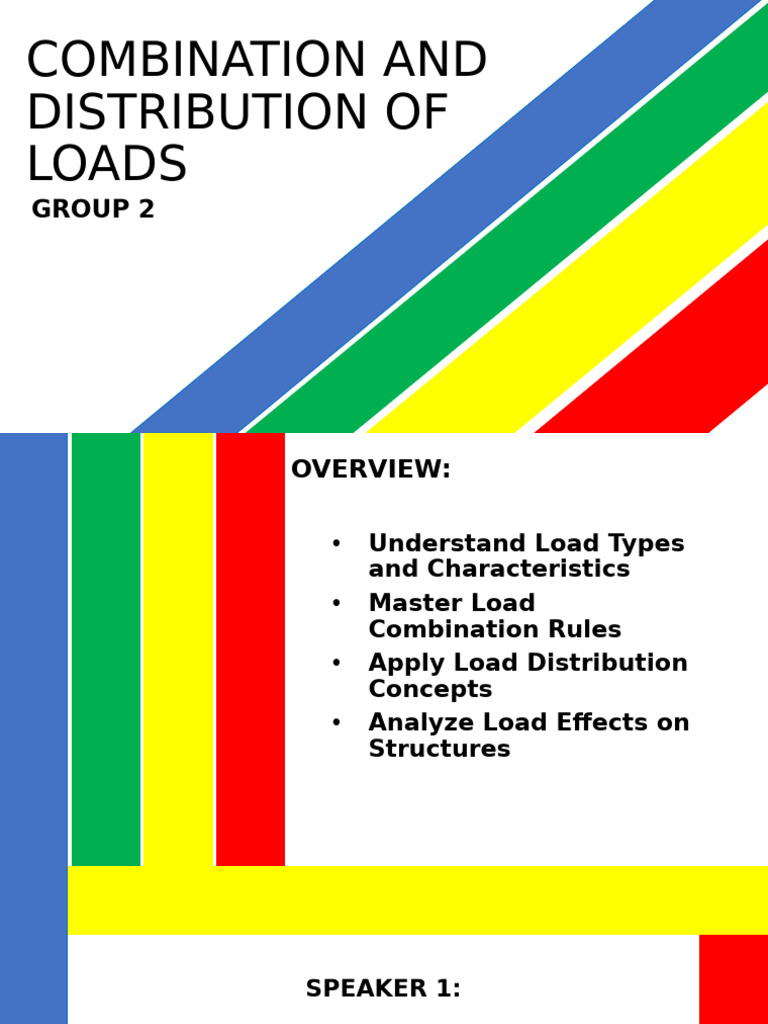 Combination and Distribution of Loads | PDF