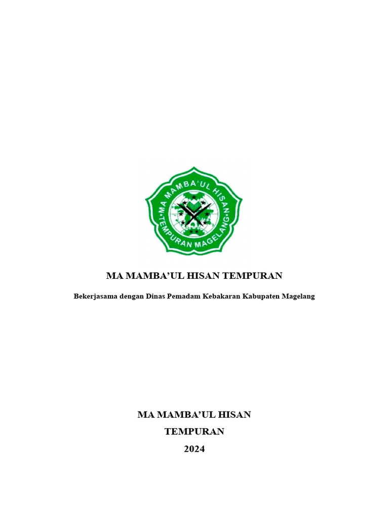 PROPOSAL KEGIATAN Damkar | PDF