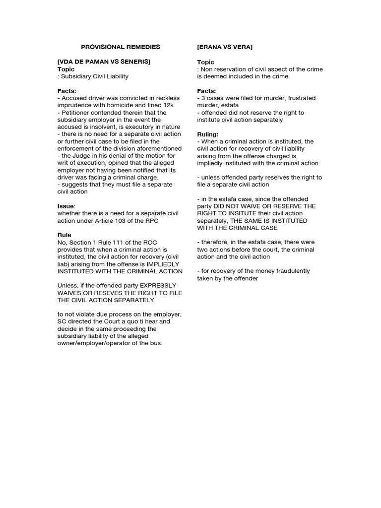 Provisional Remedies | PDF