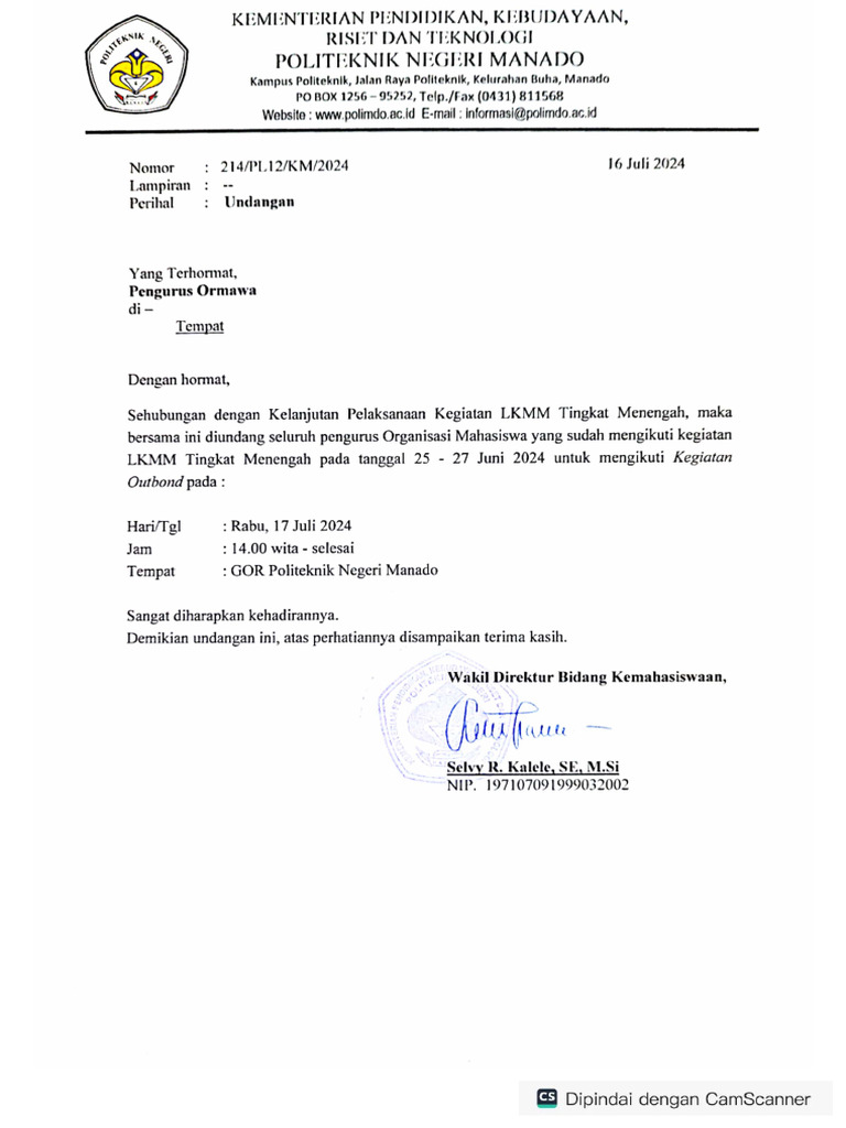 Undangan Outbound | PDF