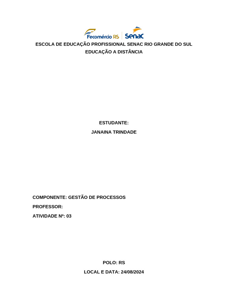 modelo atividade 7 | PDF