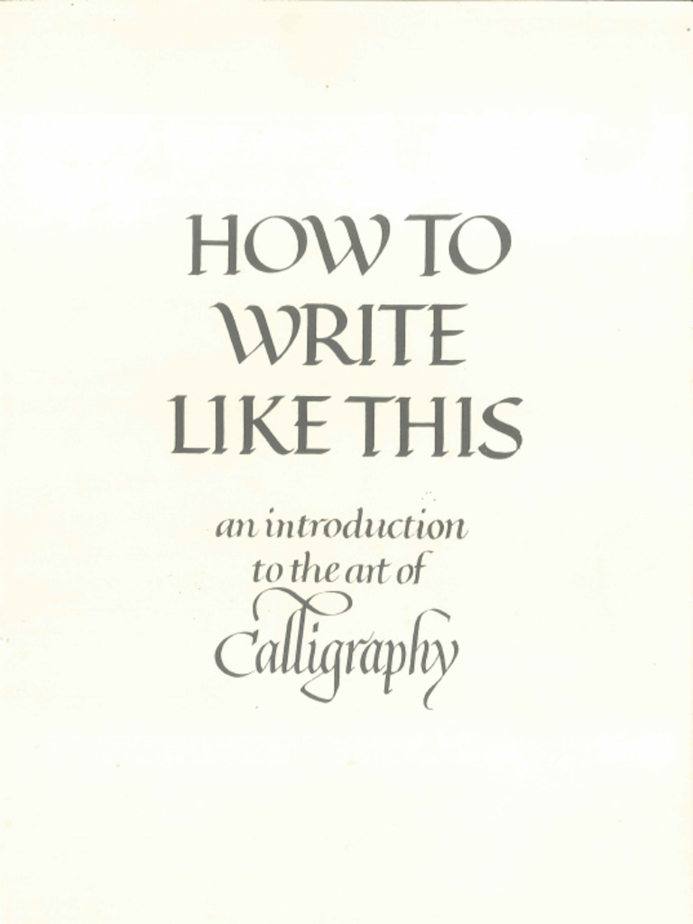 How-to-write-like-this | PDF