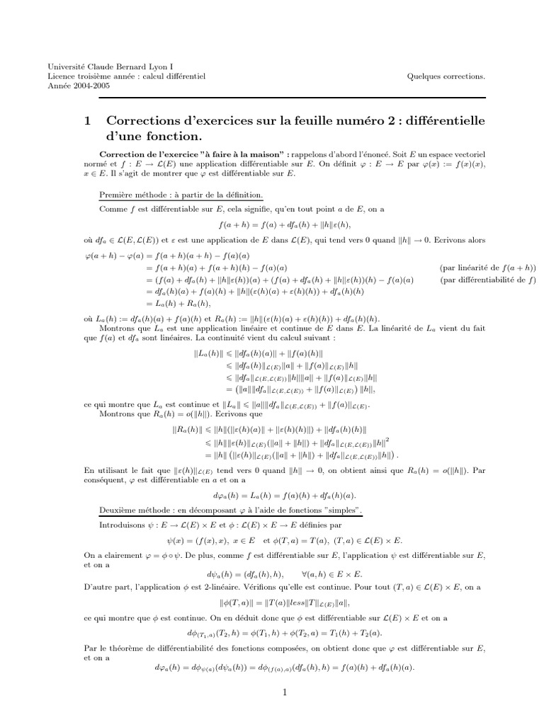 Correction1 Exos | PDF