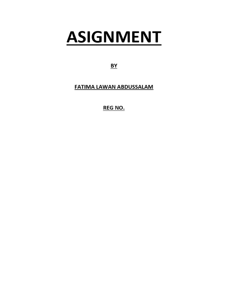 Asignment | PDF