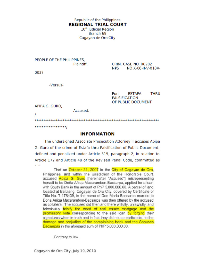 Information Sample | PDF