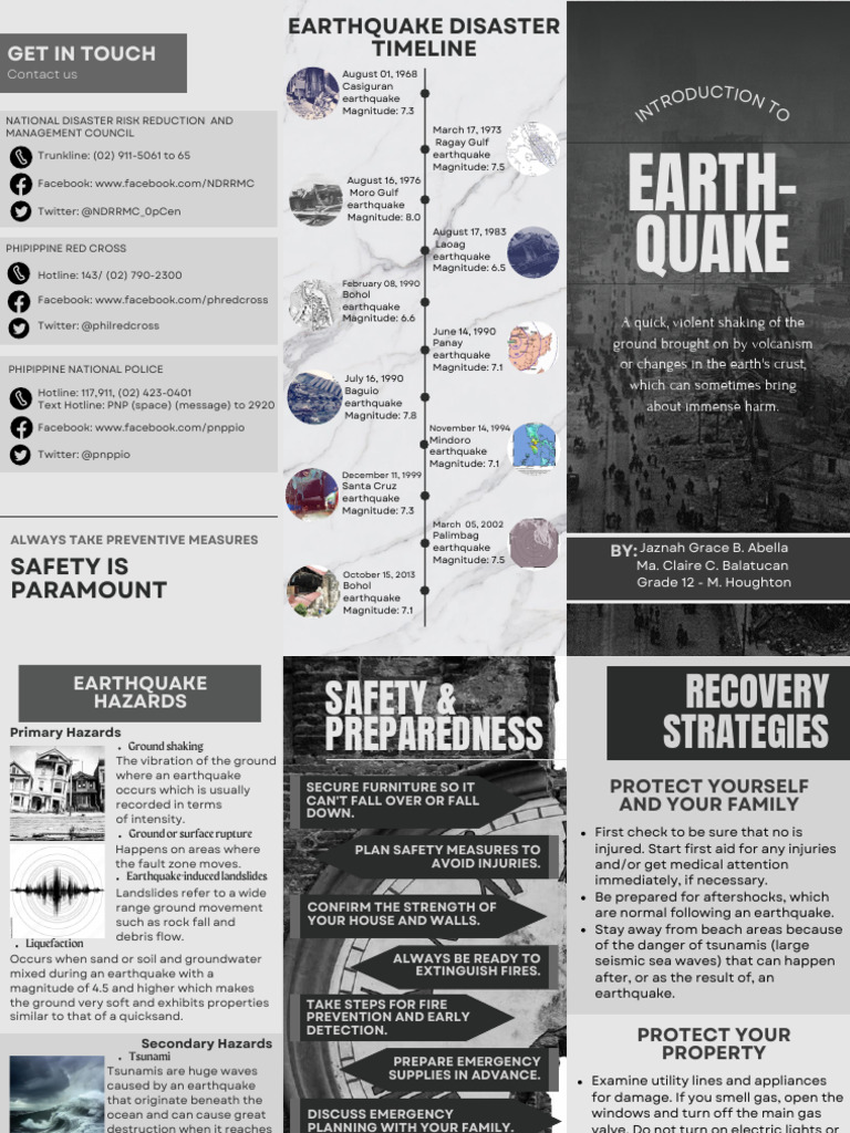 Earth Quake | PDF | Earthquakes | Tsunami