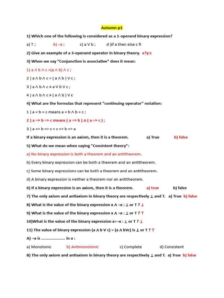 Formal Methods QCM ET Corrigé | PDF